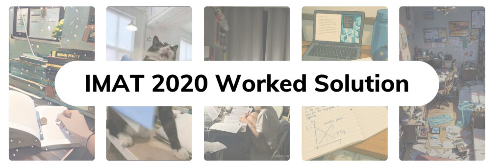 IMAT 2020 Worked Solution